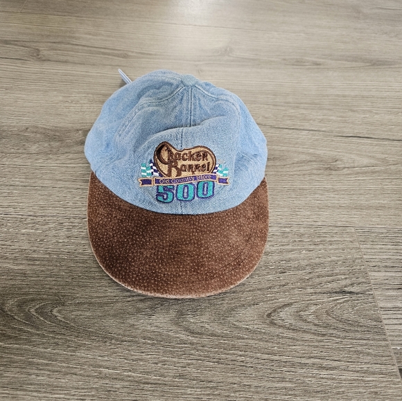 Accessories | Vintage Cracker Barrel Nascar 50 Racing Suede Denim ...